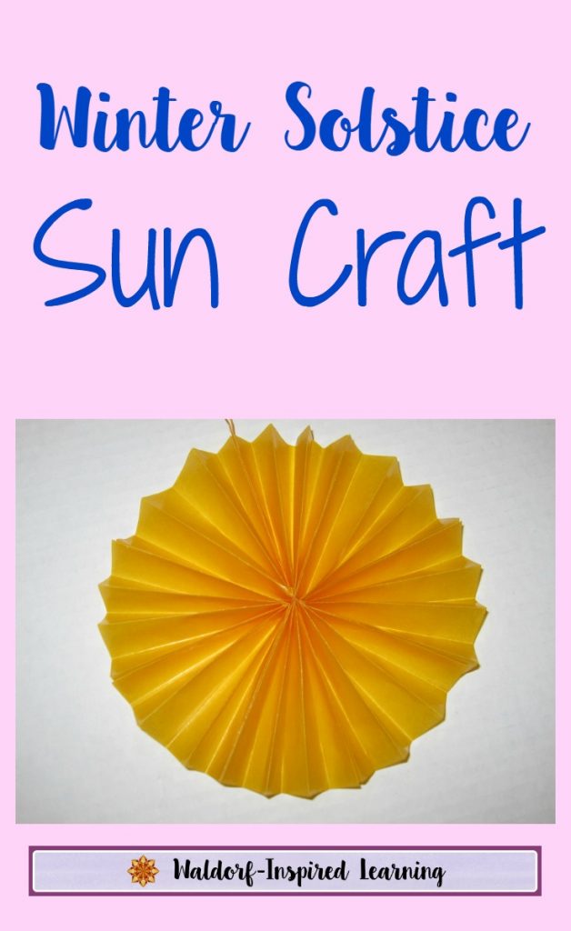 Winter Solstice Sun Craft ⋆ Art of Homeschooling