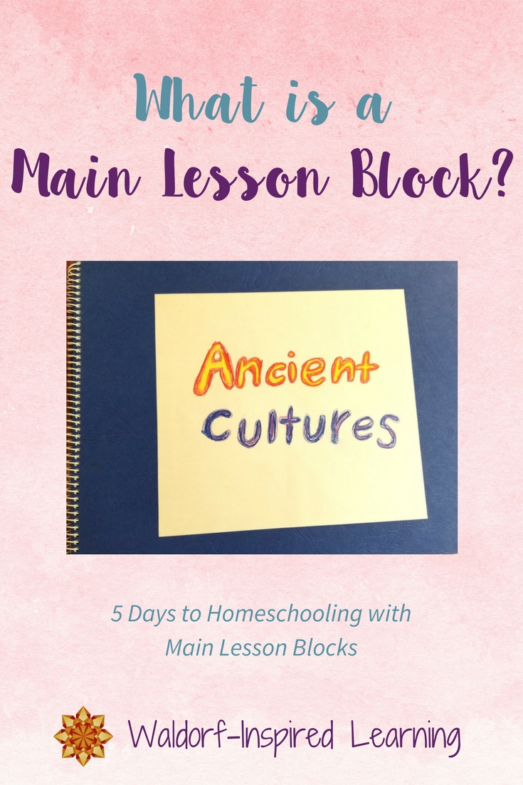 What is a Main Lesson Block? ⋆ Art of Homeschooling